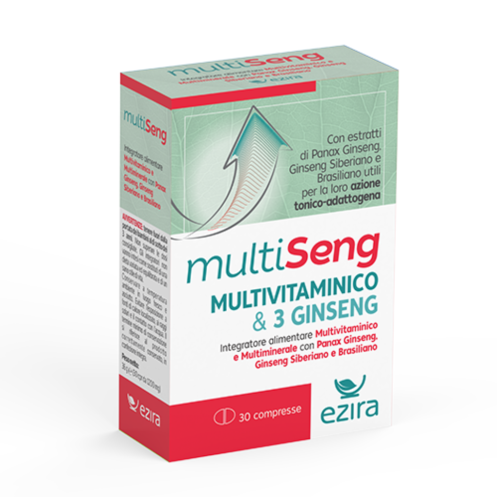 Multiseng Multivitaminico & 3 Ginseng 30caps – MEDWORLD